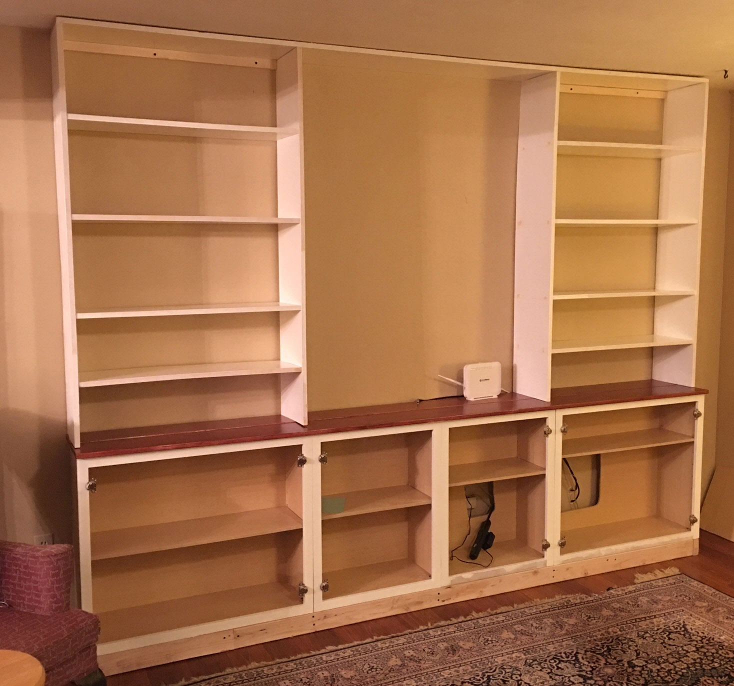 Build in Bookcase planned and executed! | Gingercake