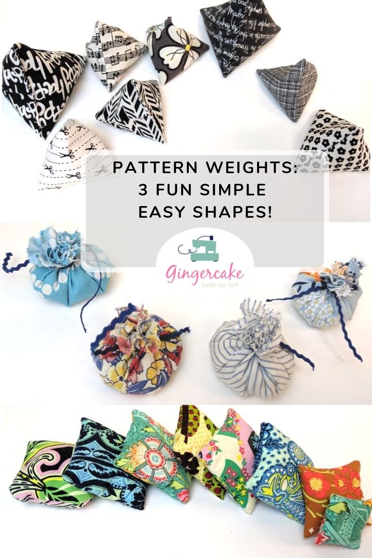 Pattern Weights made 3 ways Video Tutorial and chance to WIN! | Gingercake