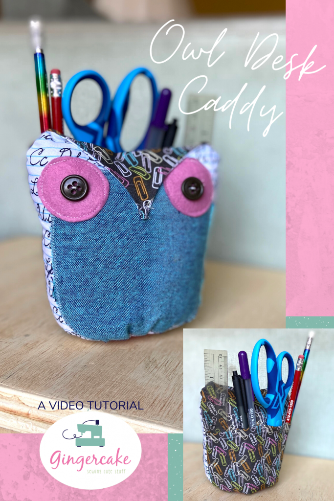Little Owl be Sewing Desk Caddy DIY | Gingercake